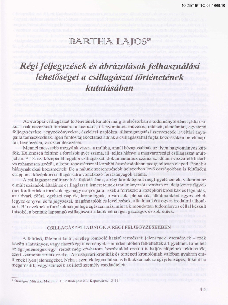 Tanulmanyok_1998_10_Bartha_Regi_feljegyzesek_es_abrazolasok | PDF