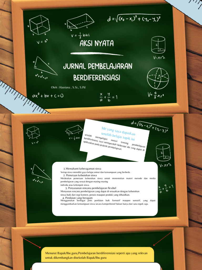 Cokelat Hijau Modern Kelas Matematika Video-1 | PDF