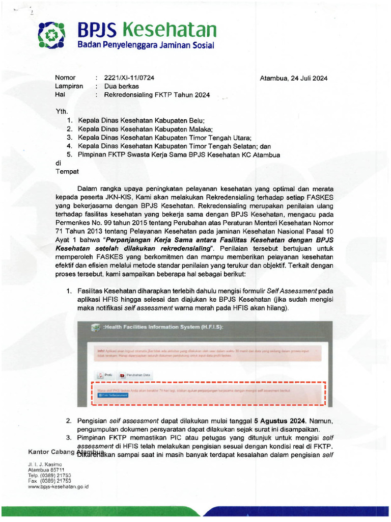 2221-Rekredensialing FKTP Tahun 2024-Merged | PDF