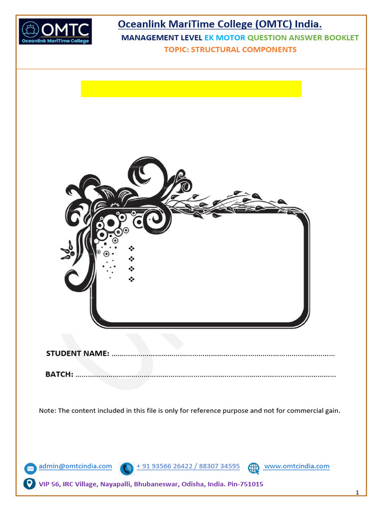 Motor 1 - Structure - July 24 - EDIT | PDF