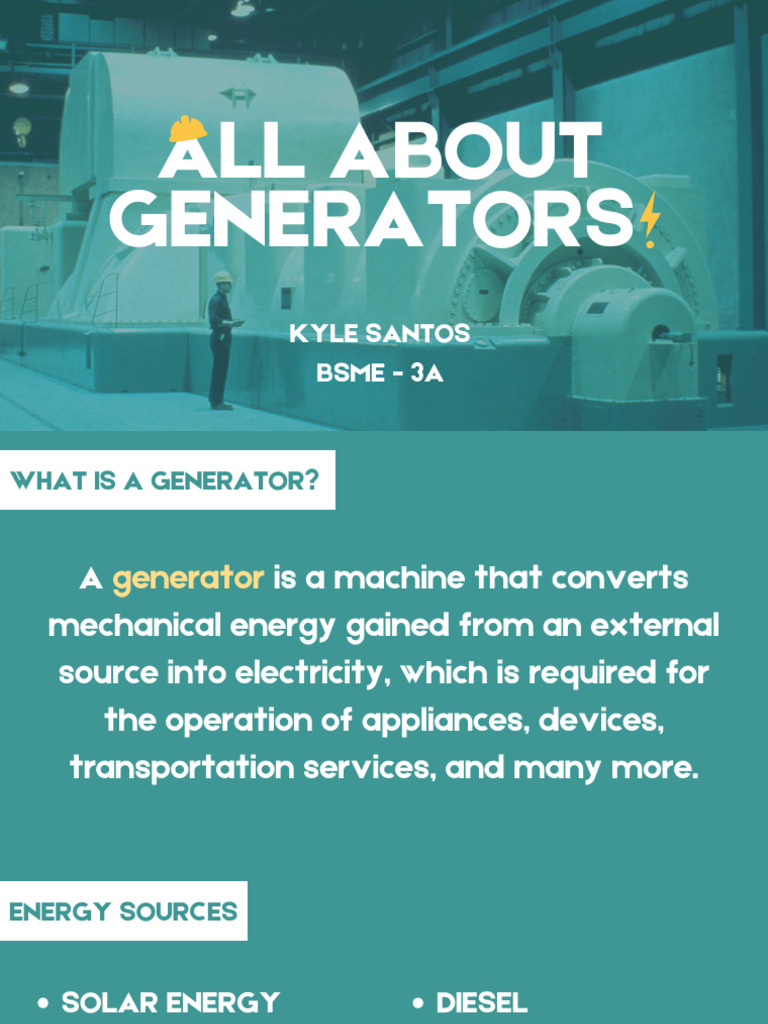 Generator-Santos-Kyle-BSME-3A | PDF