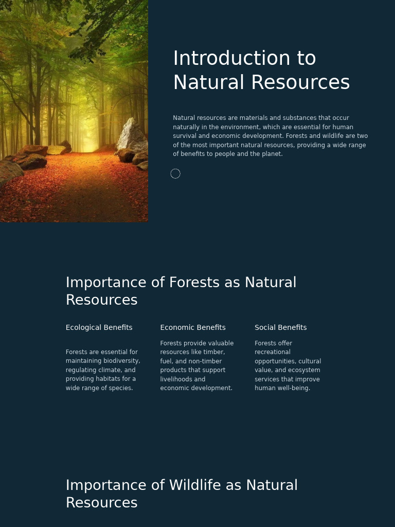 Introduction to Natural Resources | PDF