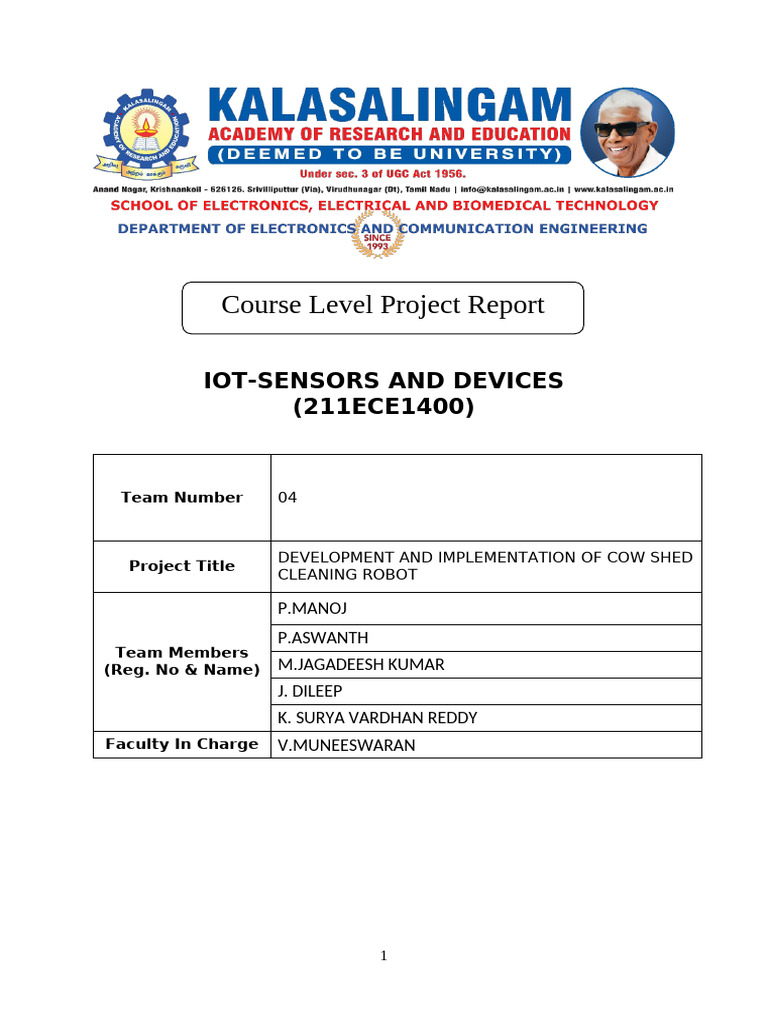 Iot Final Report | PDF