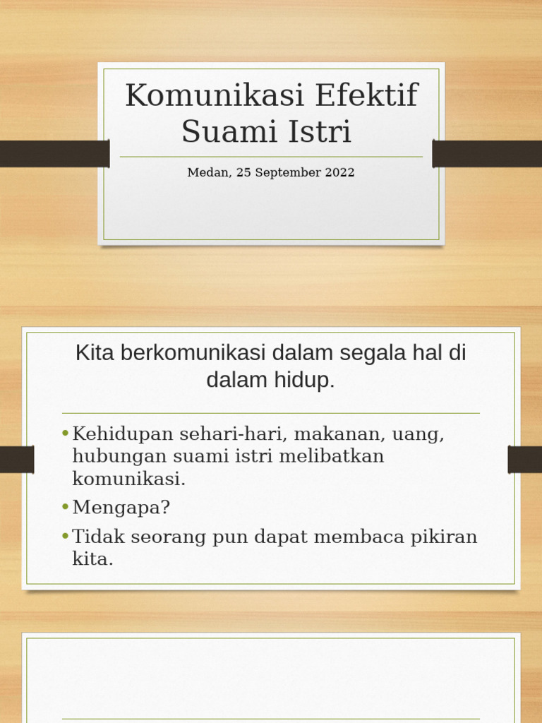 Komunikasi Suami Istri | PDF
