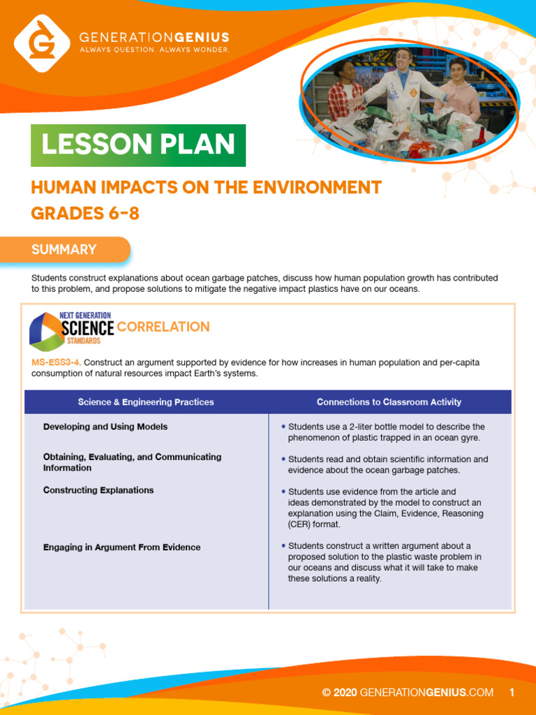 GG Human Impacts On The Environment LP | PDF
