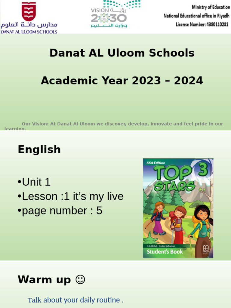 Top Stars 3 Student Book Overview | PDF