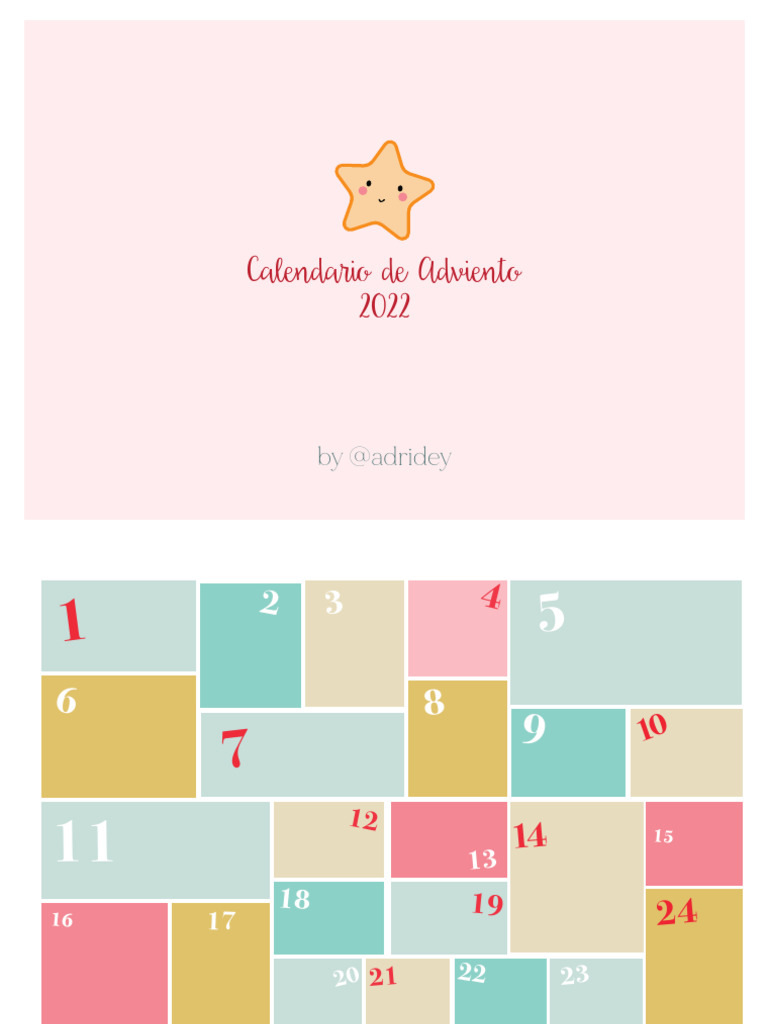 Calendario Adviento 2022 | PDF