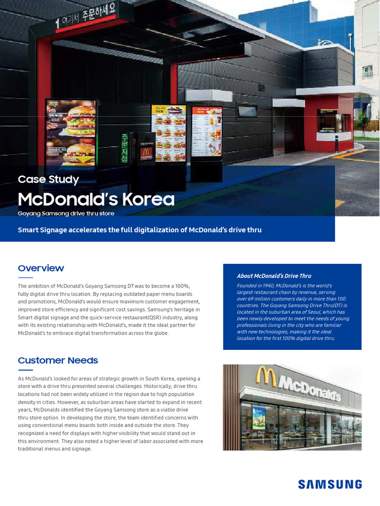 Case Study LCD Mcdonalds 201102 Web | PDF