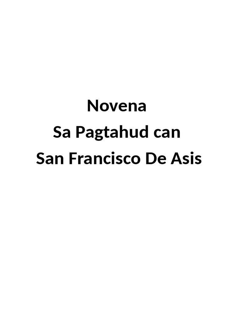 Novena | PDF