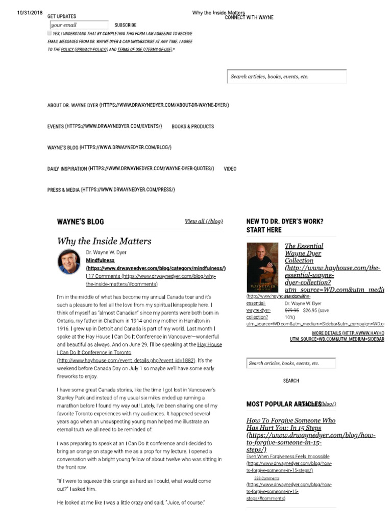 Why the Inside Matters | PDF