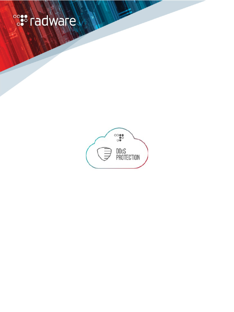 Radware Cloud DDoS Protection Service Onboarding Guide | PDF