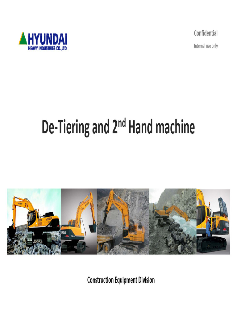 12 - 160413 - De-Tiering and 2nd Hand Machine - Conference | PDF