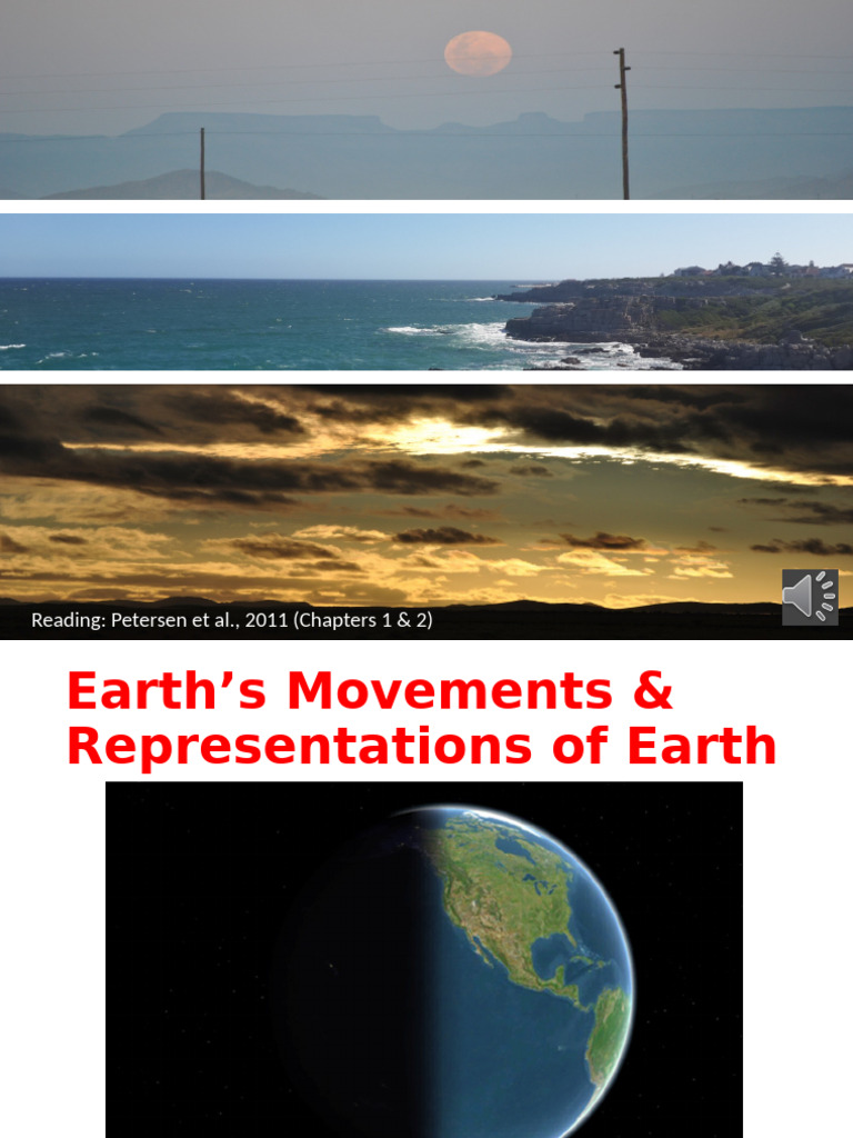 Lecture 5 Earths Movements and Representations of Earth | PDF