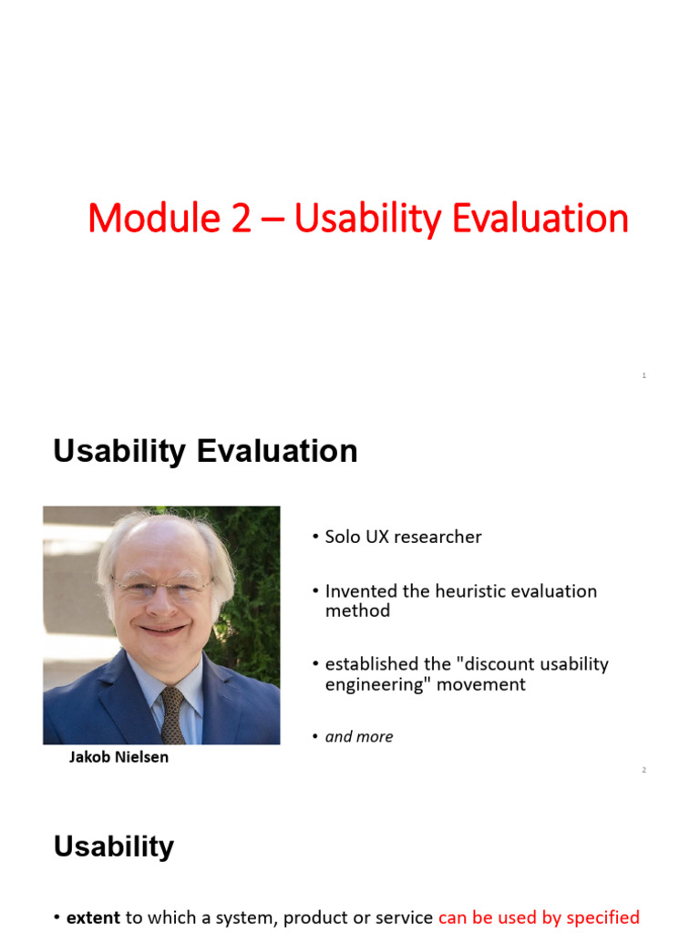 M2 Usability 2 Evaluation | PDF