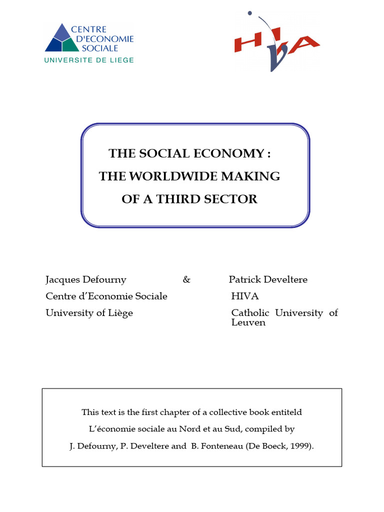 1-Defourny Develtere SE NorthSouth Chap1 en | PDF