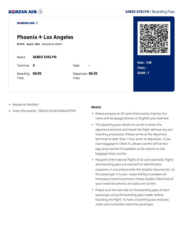 Print Boarding Pass - Check-In - Sabio | PDF