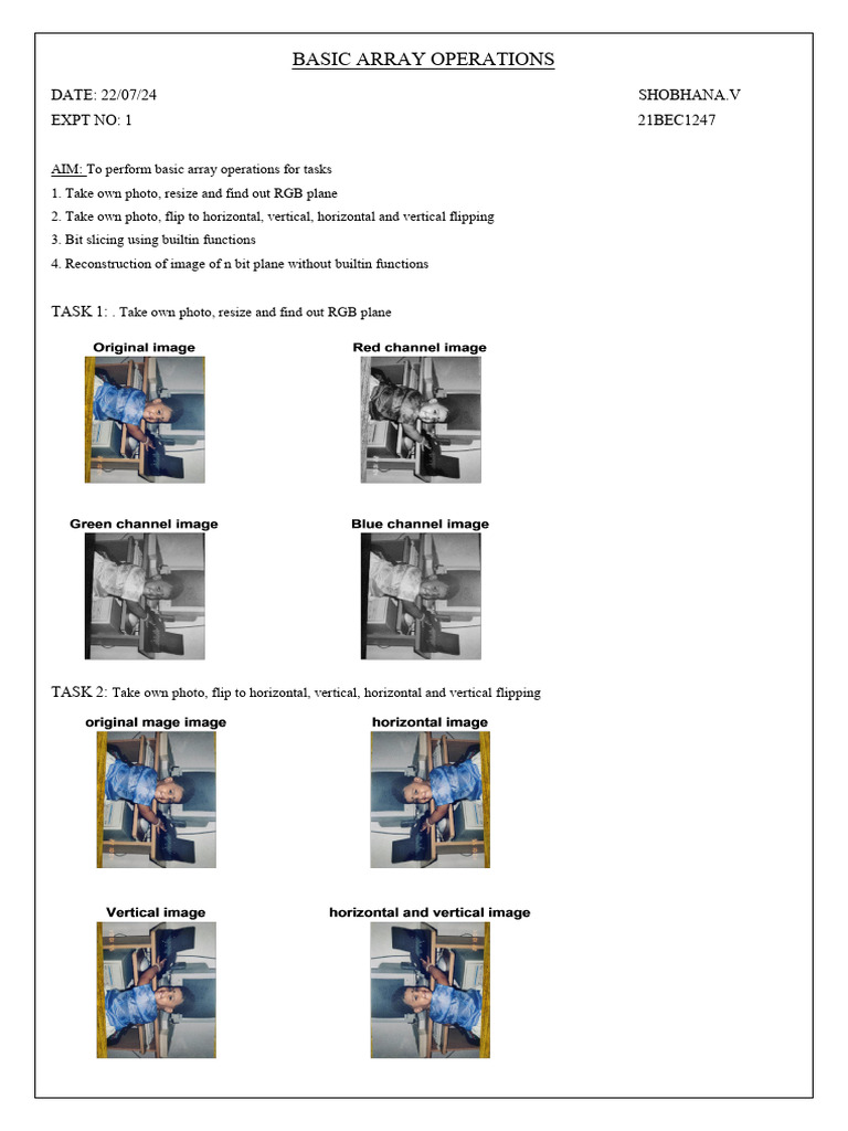 21BEC1247 DIP Output Expt1 | PDF