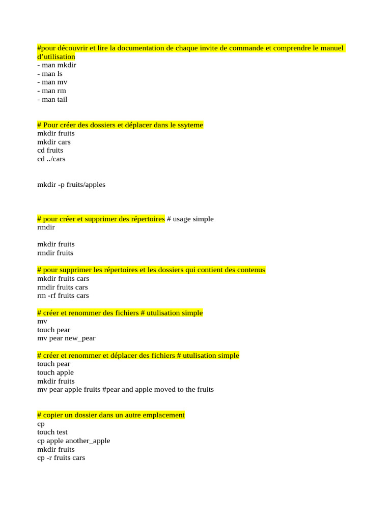 Exercice Pratique Commande | PDF