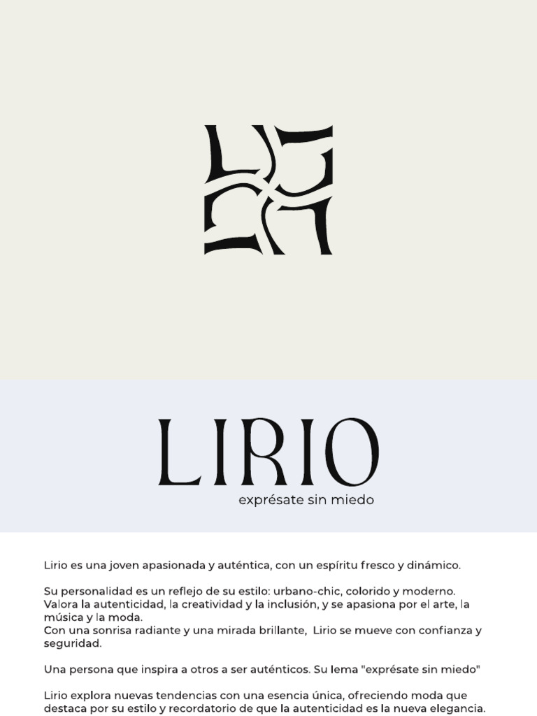 Manual de Marca Lirio | PDF