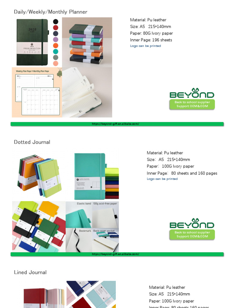 Beyond Notebook Catalog Pdf 