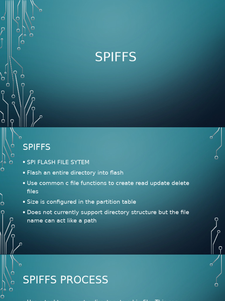 SPIFFS | PDF