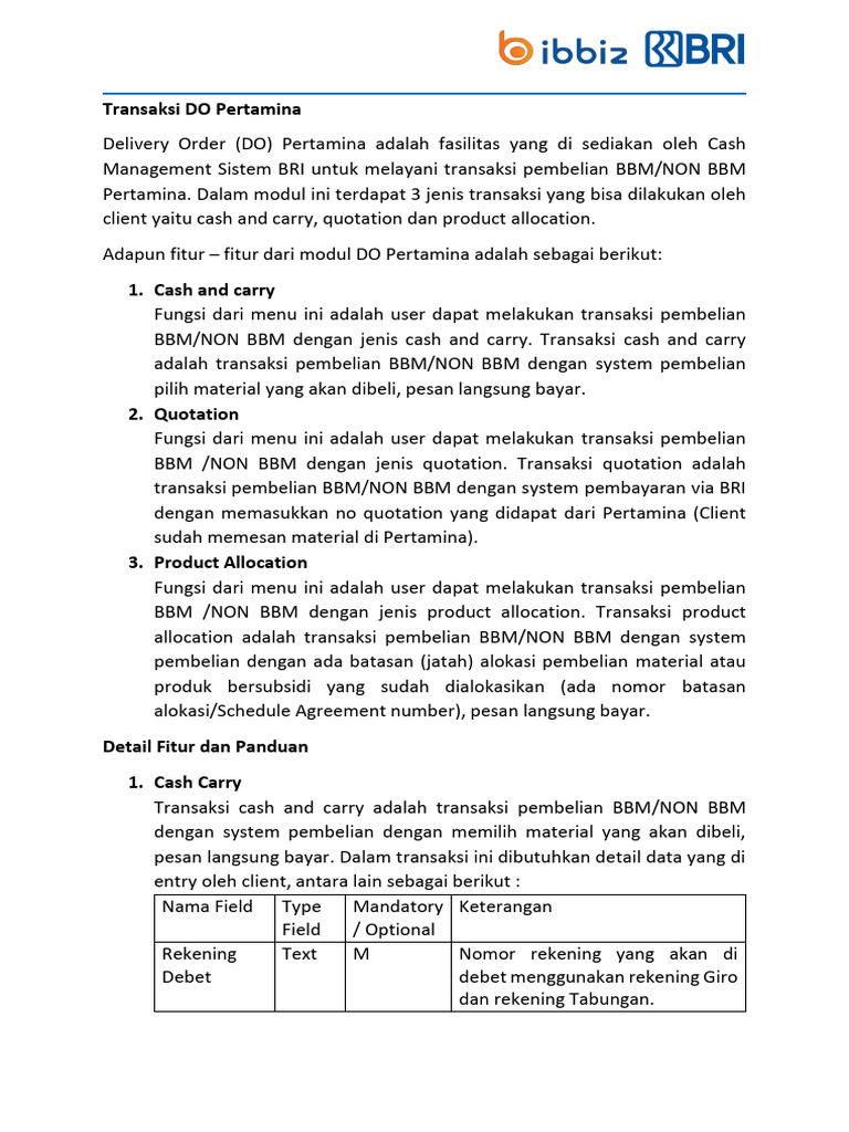 PEMBAYARAN DO PERTAMINA - LPG PSO Menggunakan Allocation | PDF