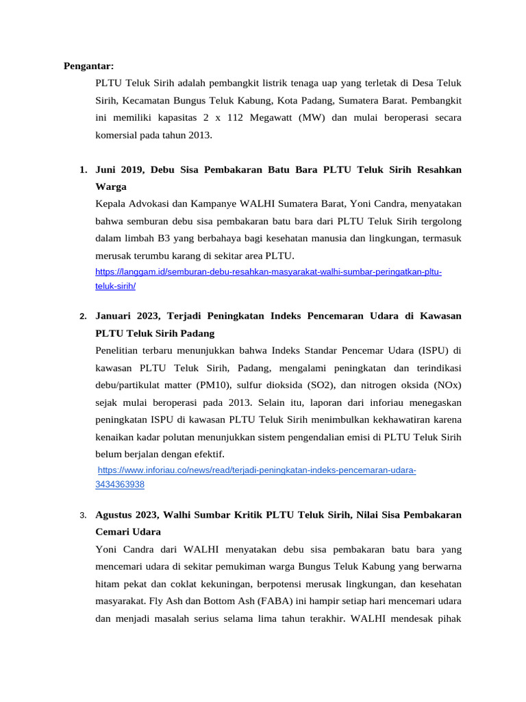 PLTU | PDF