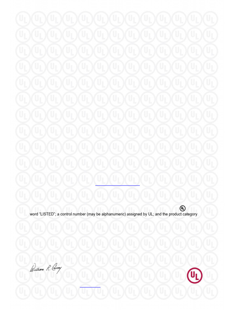 UL Certificate For B Certificate US UL enUS 9007211105172747 | PDF