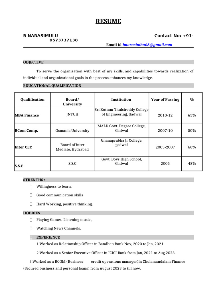 2024 Resume | PDF