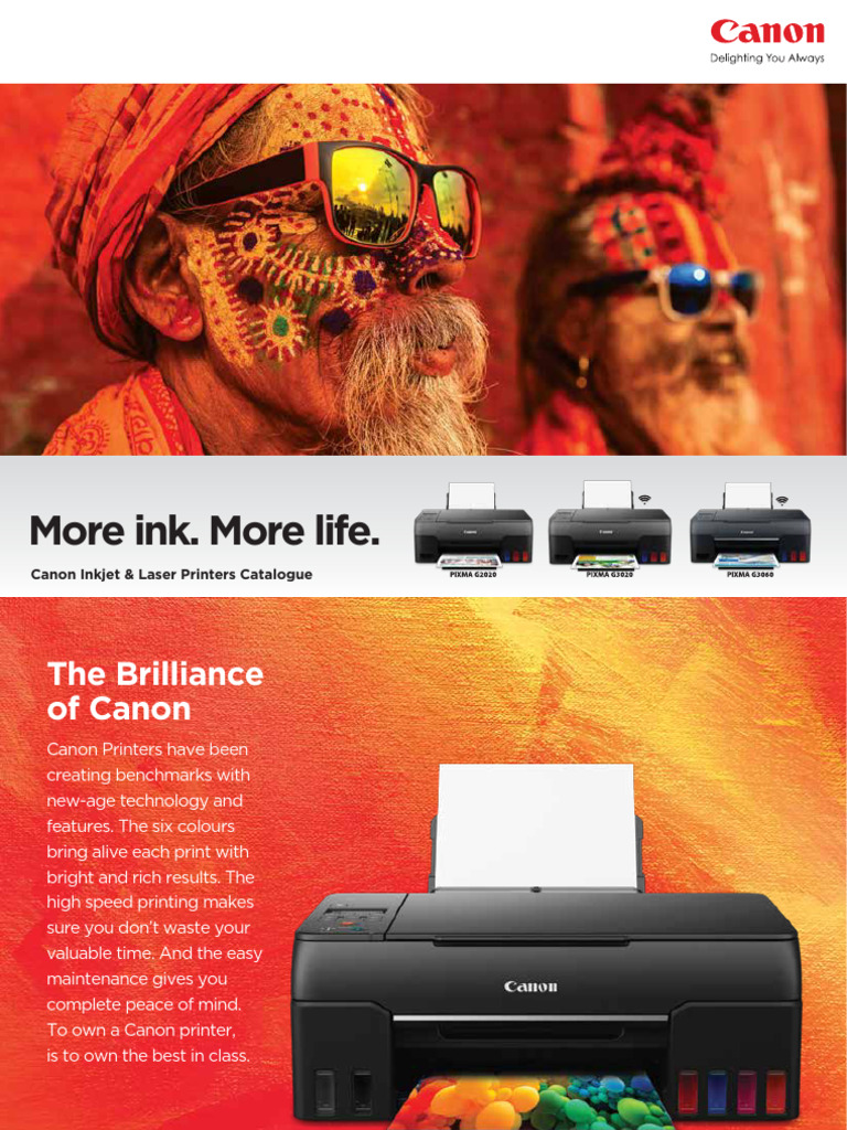 Canon Printer Catalogue | PDF