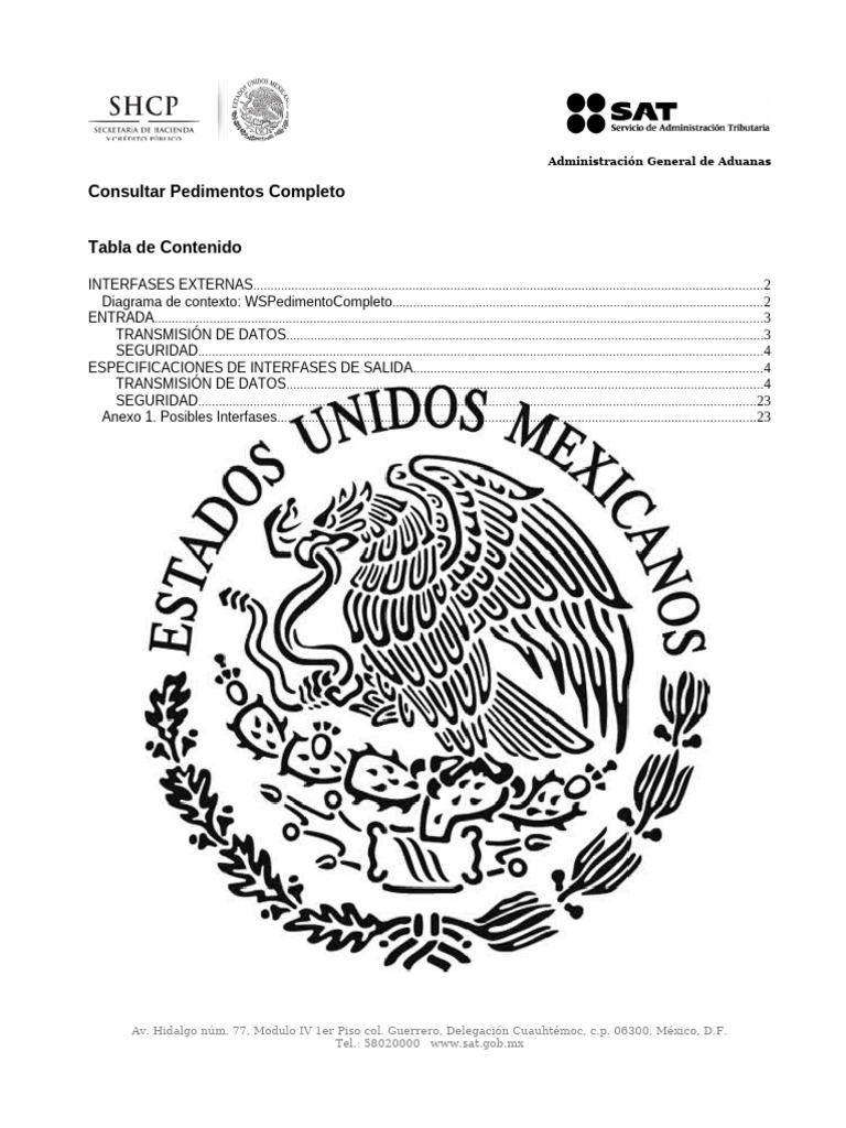 Consultar Pedimento Completo | PDF