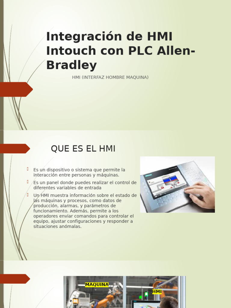 Integración de HMI Intouch Con PLC Allen-Bradley | PDF