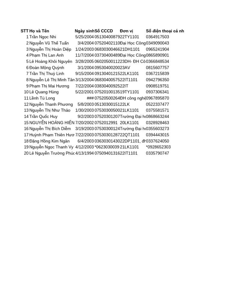 Đăng Ký - Khảo Sát Đánh Giá Tiêu Chuẩn TNV Mùa Hè Xanh 2024 (Câu Trả Lời) | PDF