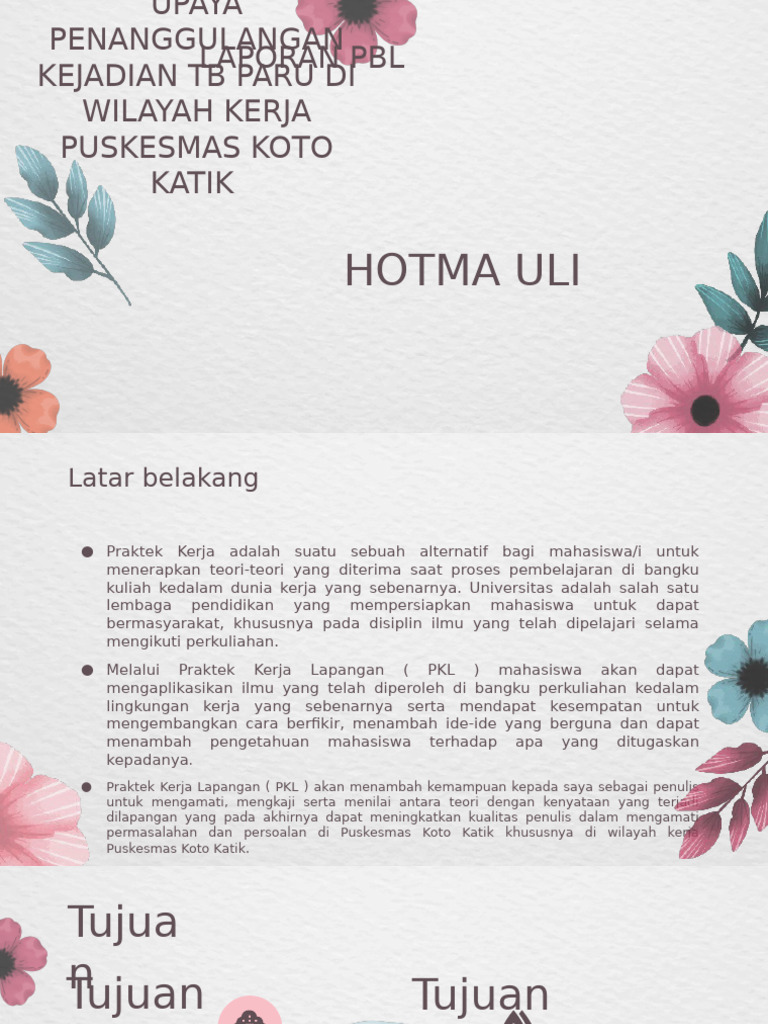 Presentasi Laporan Pbl-Upaya Penanggulangan | PDF