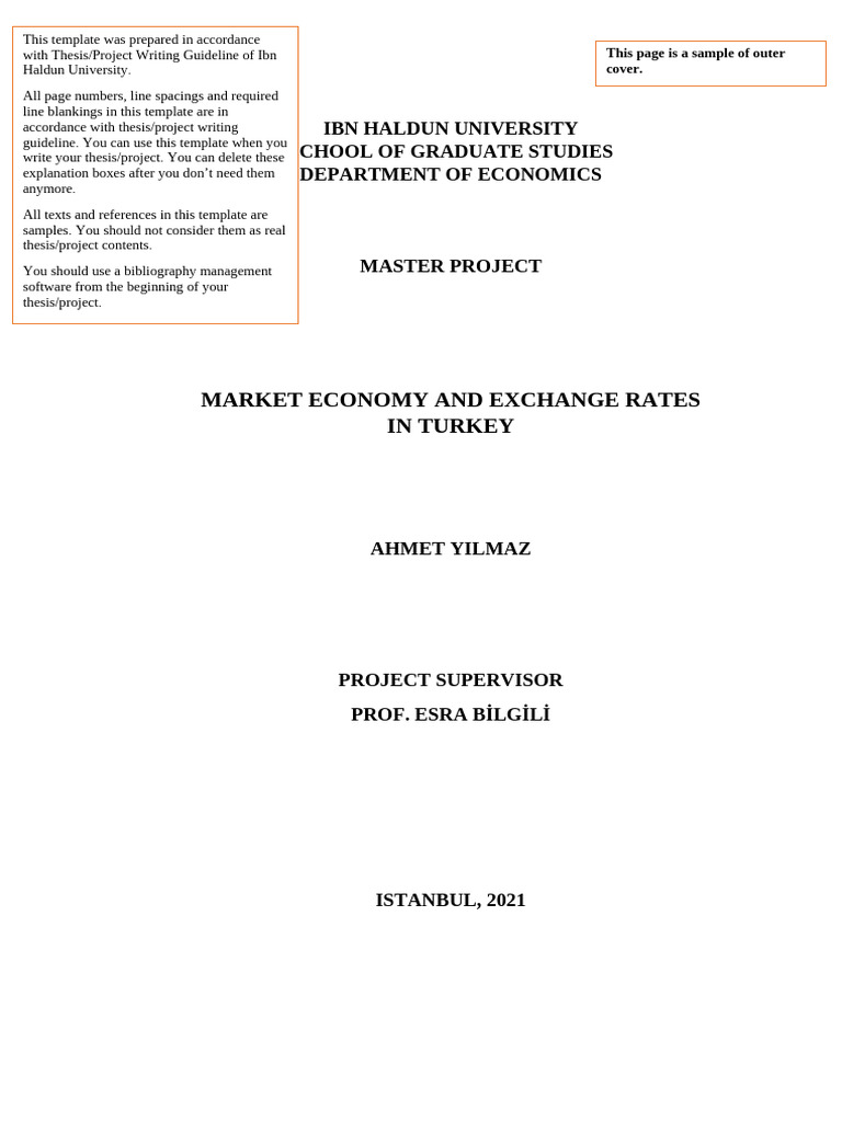Ihu Thesis Project Template | PDF