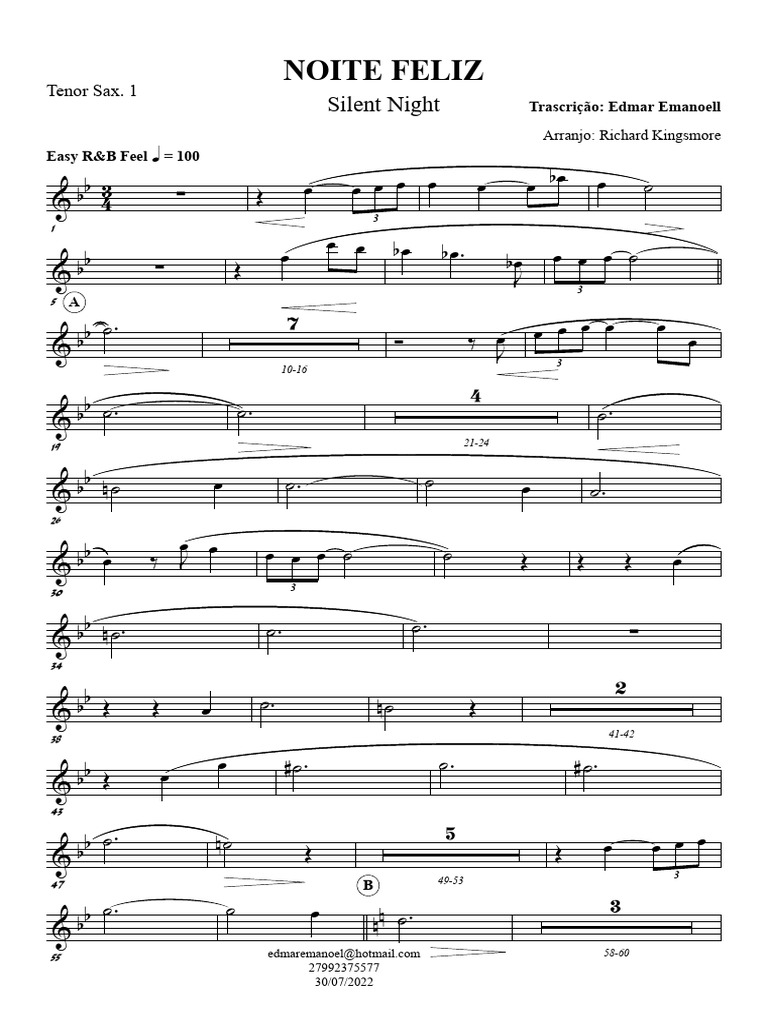 Sax Tenor 1 | PDF