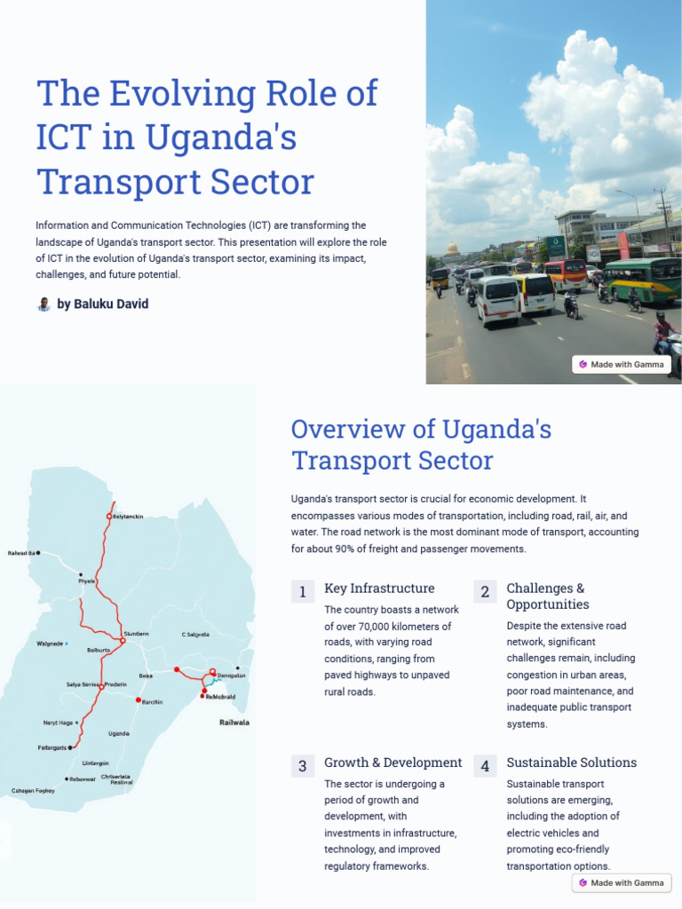 The Evolving Role of ICT in Ugandas Transport Sector | PDF