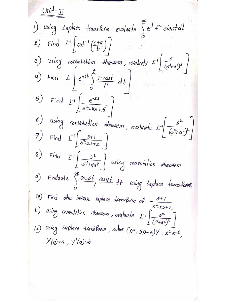 M3 Important Questions | PDF