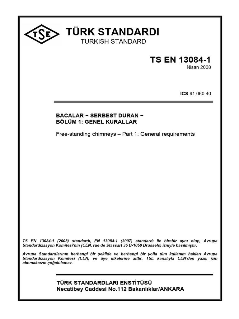 TS en 13084 1 | PDF