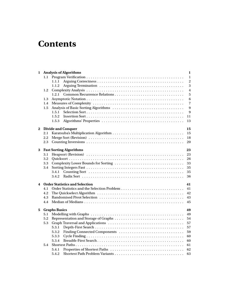 FIT2004 (Contents) | PDF