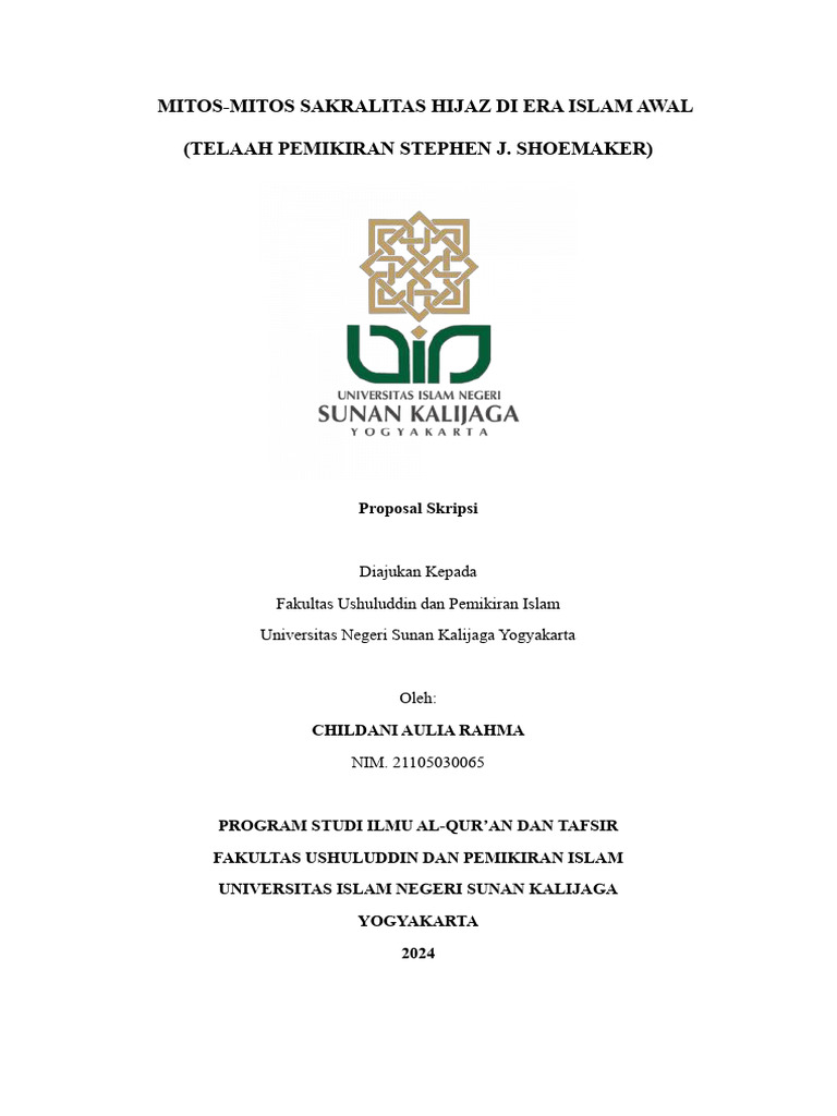 Draft Sempro-Childani Aulia Rahma | PDF