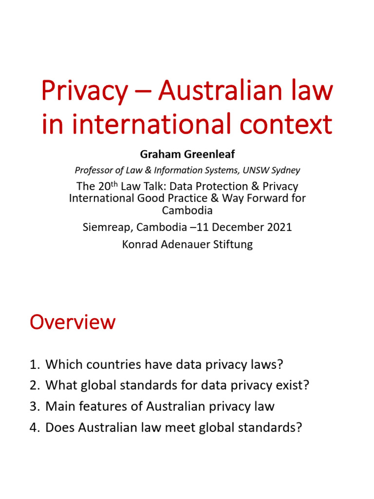 Prof. Graham Greenleaf | PDF