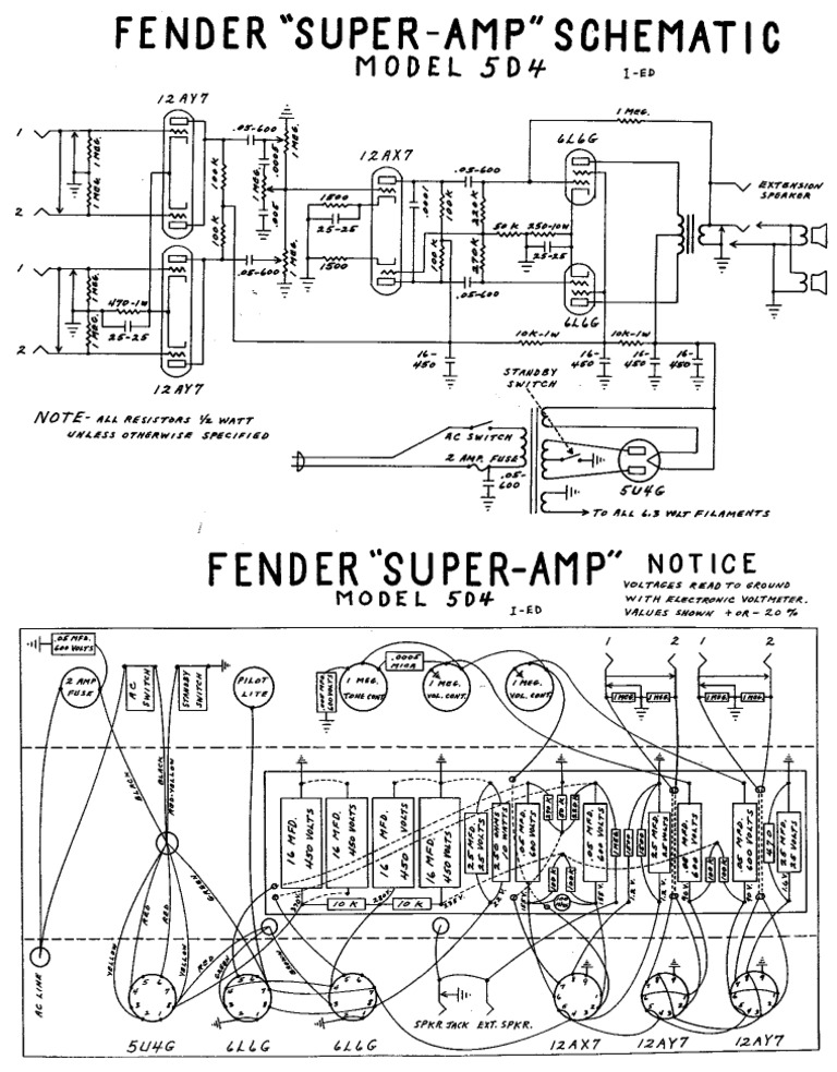 54_(5D4)_Super_Schematic | PDF