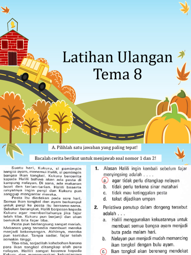 Ulangan Tema 8 | PDF