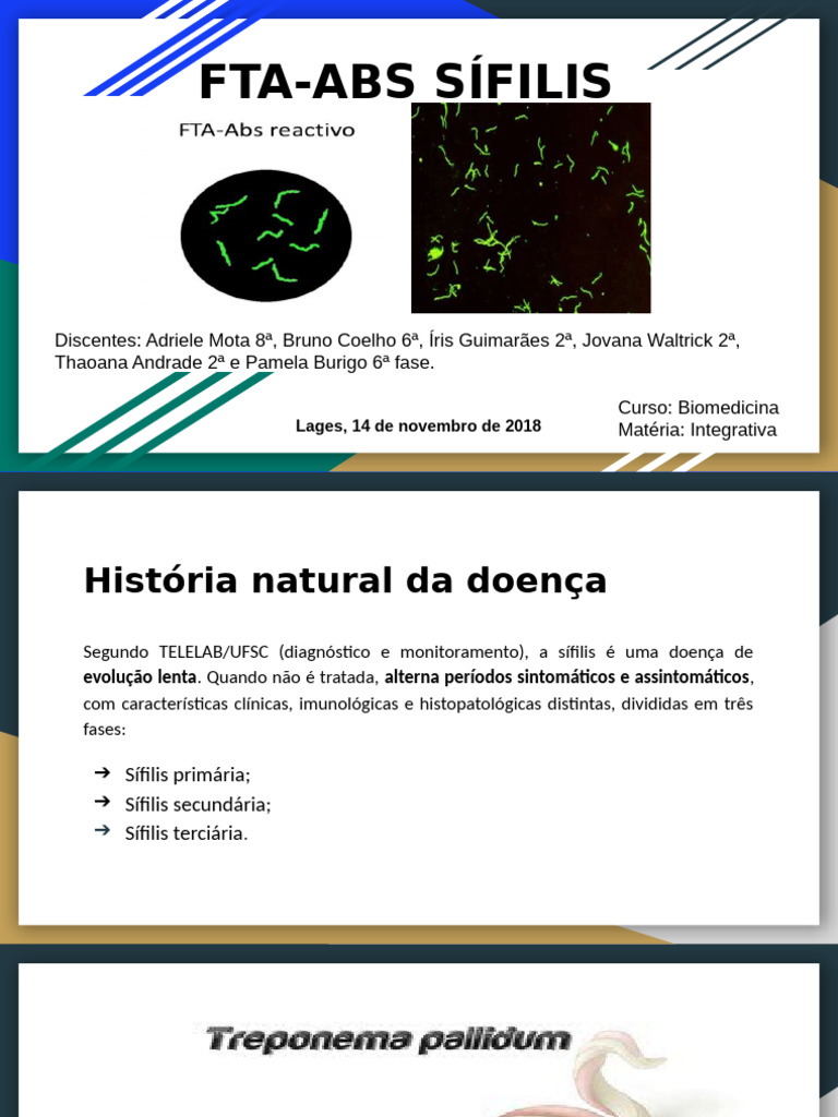 FTA-ABS SÍFILIS PRONTO | PDF