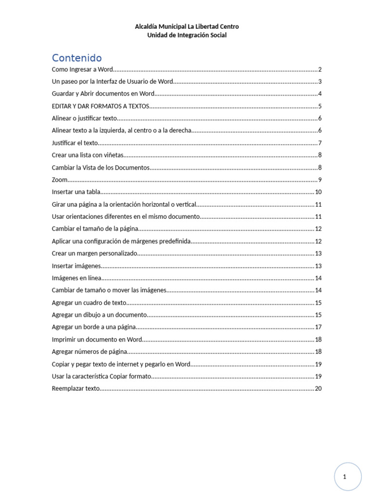 Curso de Word Basico | PDF