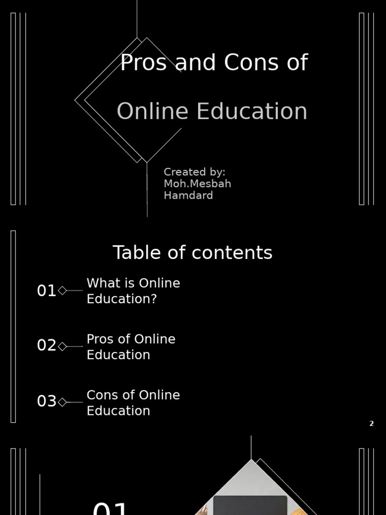 Pros and Cons of Online Education | PDF