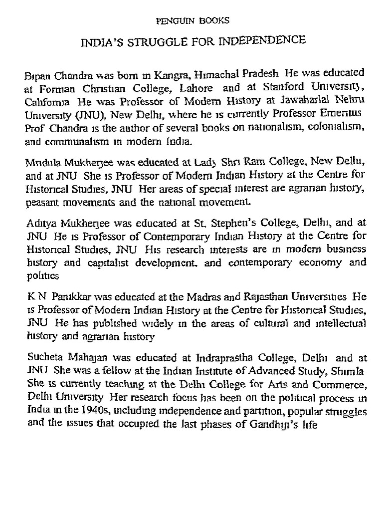 2015.119104.indias Struggle For Independence | PDF