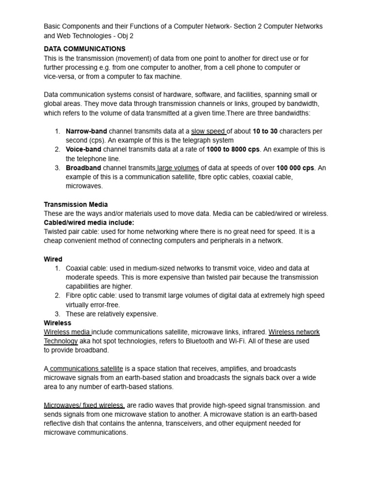 Data Communications | PDF