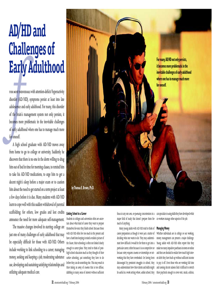 Early Adulthood Challenges | PDF